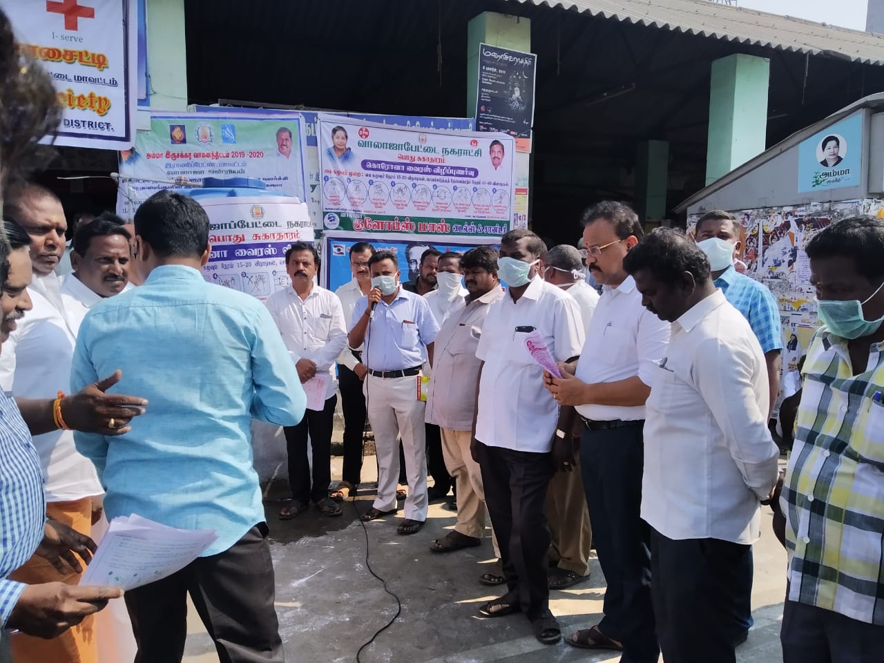 Gallery Corona Prevention Activities - Walajapet Municipality